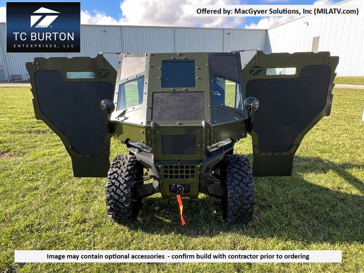 TC Burton LD-1 Armored ATV available on GSA – MacGyver Solutions