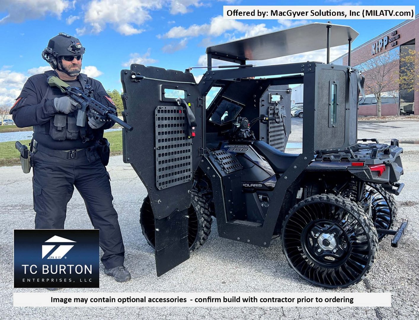 TC Burton LD-1 Armored ATV available on GSA – MacGyver Solutions